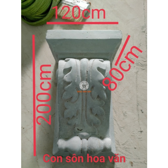 Mẫu con sôn hoa văn